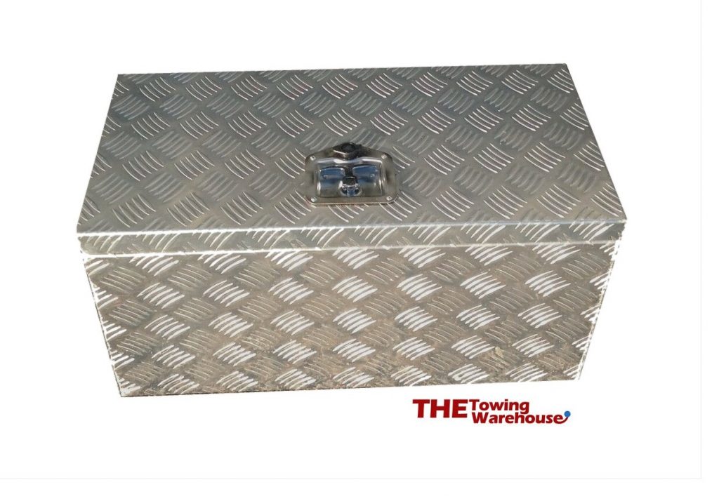 Very Large Aluminium Chequer Plate Storage/Tool Box Lockable lid trucks ...