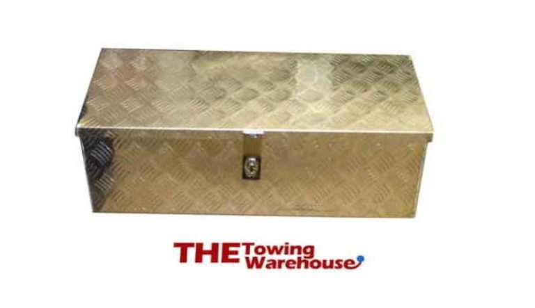Aluminium Chequer Plate Storage/Tool Box Lockable lid trucks, trailers ...